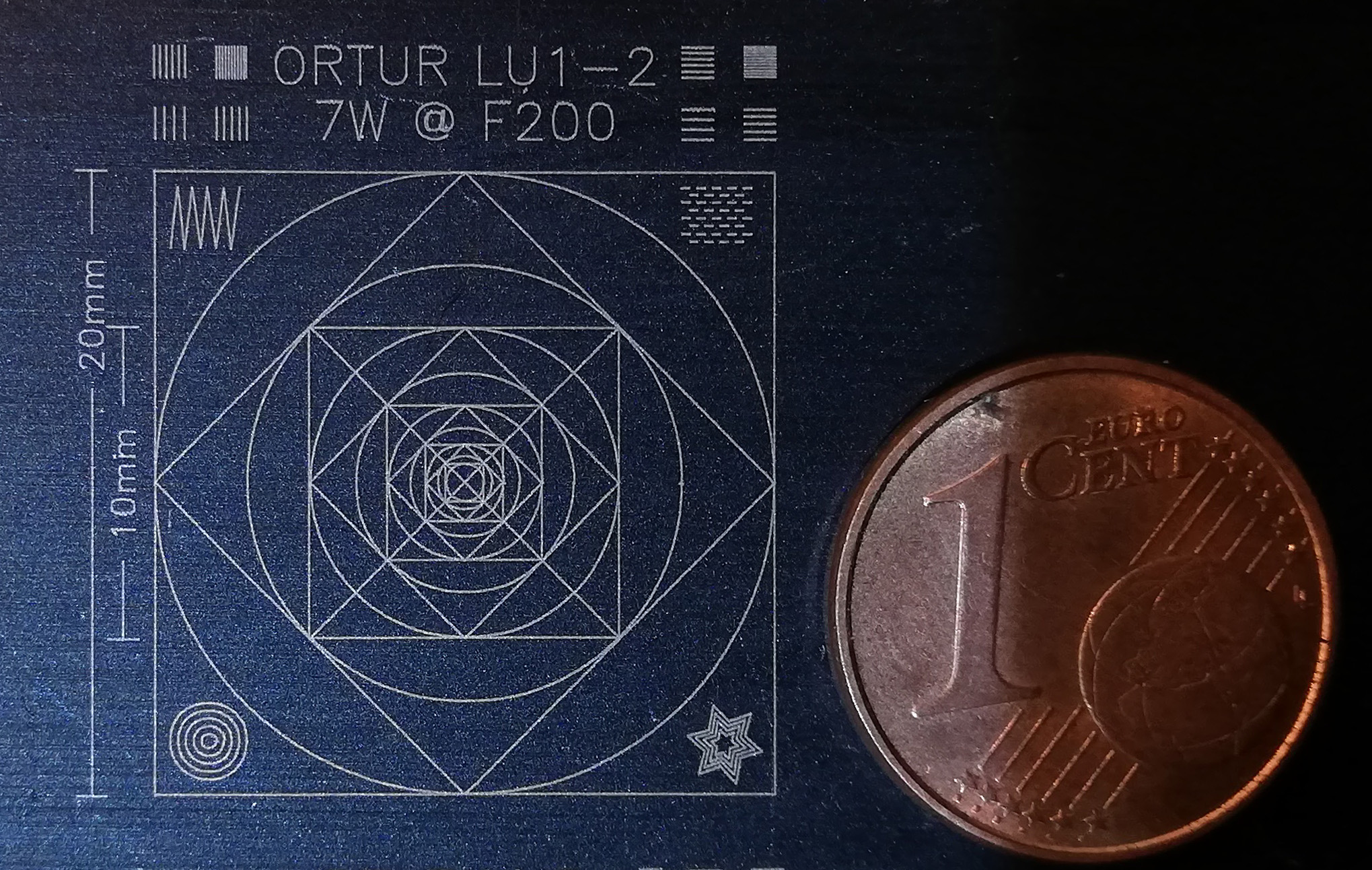 LASER ACCURACY TEST – LaserGRBL LASER ACCURACY TEST – LaserGRBL